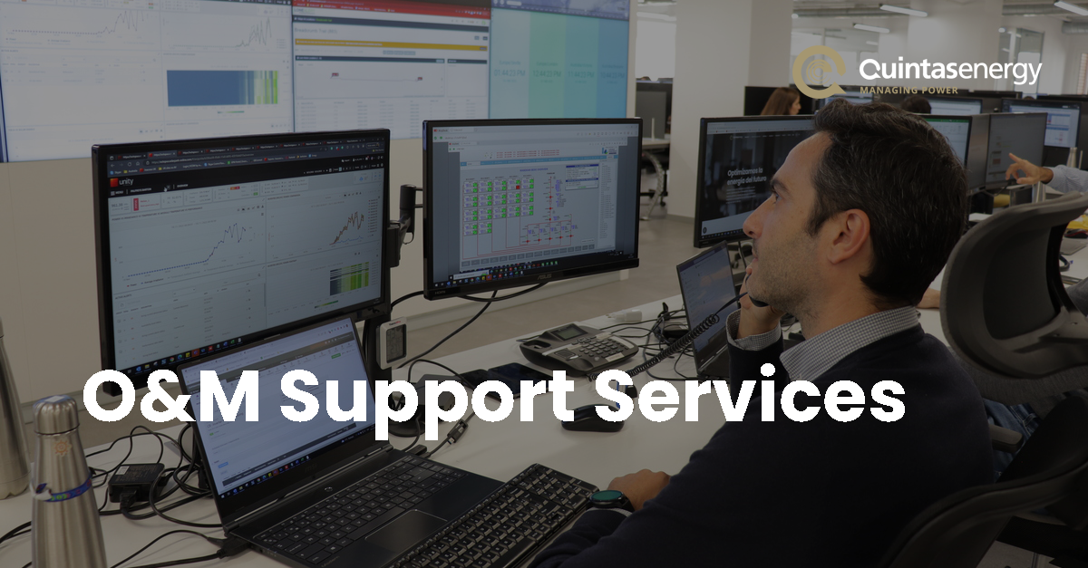 24/7 Control Room for O&M Support and Oversight | Quintas Energy